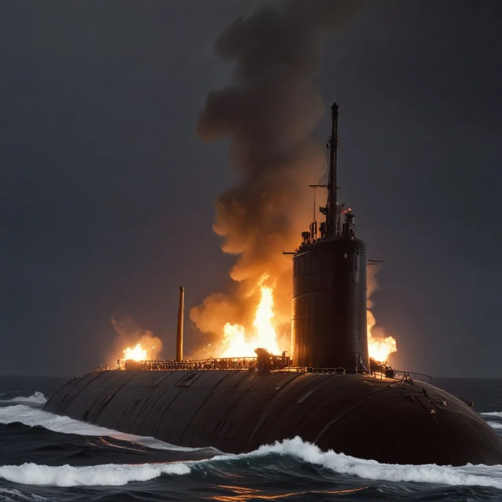 Soviet sub K-8 sinks with nuclear torpedoes in Bay of Biscay - Event ...